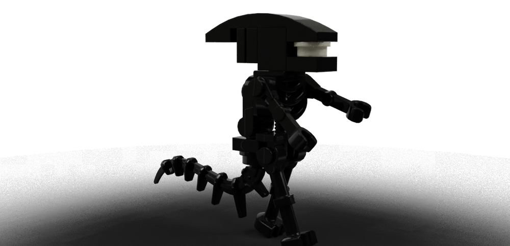 Lego Moc Alien Xenomorph Minifig Style By Darthren Rebrickable