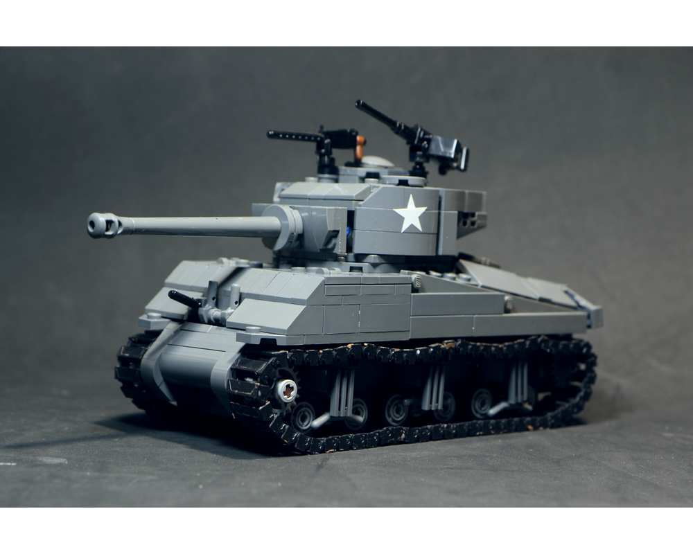 LEGO MOC M4A3E2 Sherman "Jumbo" Tank by Twin_Bricks | Rebrickable ...