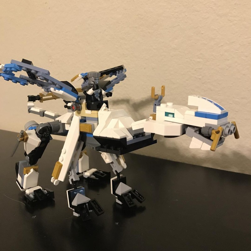 Lego Moc Legacy Titanium Dragon By Zeah Rebrickable Build With Lego