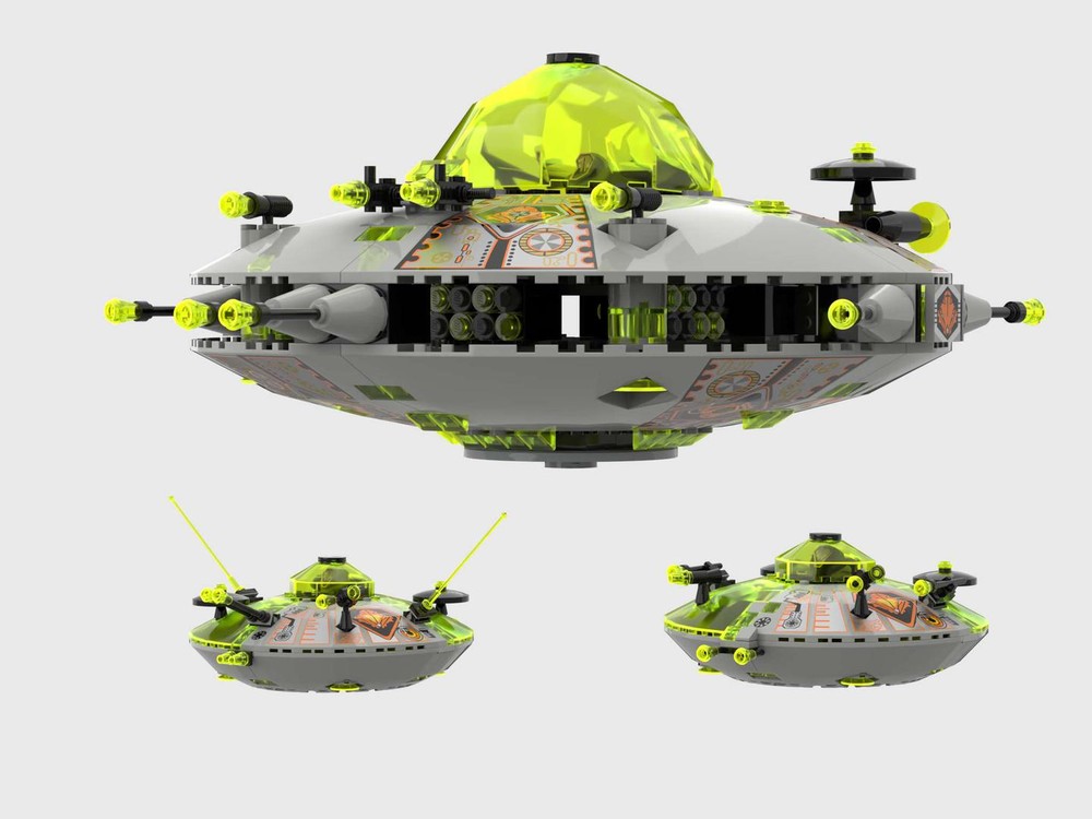 LEGO MOC UFO Squadron by silenfu | Rebrickable - Build with LEGO