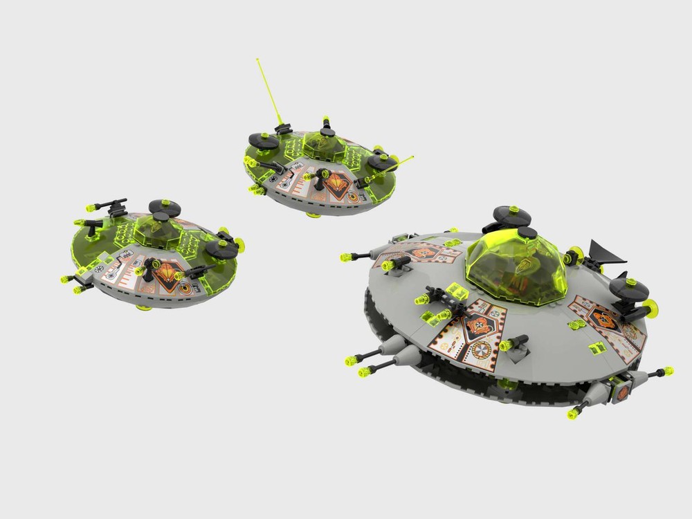 LEGO MOC UFO Squadron by silenfu | Rebrickable - Build with LEGO