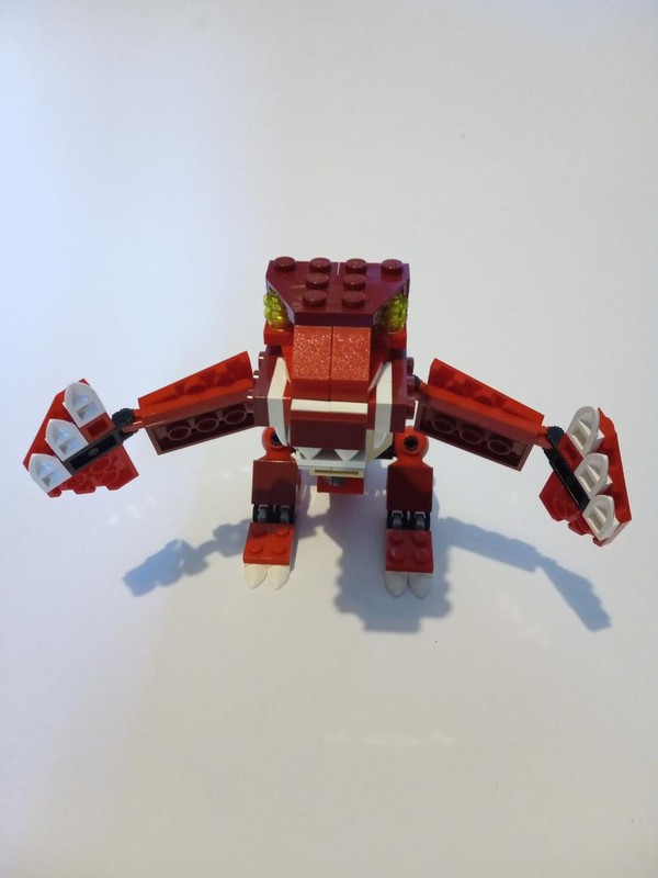 Lego Moc Big Red Dragon By Jimboblimb Rebrickable Build With Lego