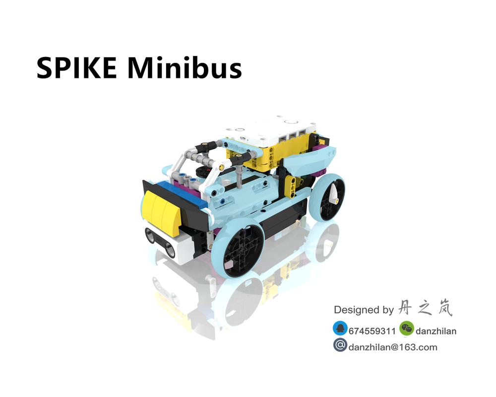 LEGO MOC SPIKE Minibus by danzhilan | Rebrickable - Build with LEGO