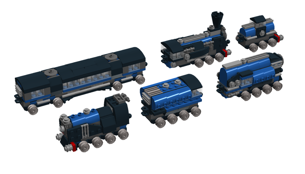 LEGO MOC Modular train by Wolf01 | Rebrickable - Build with LEGO