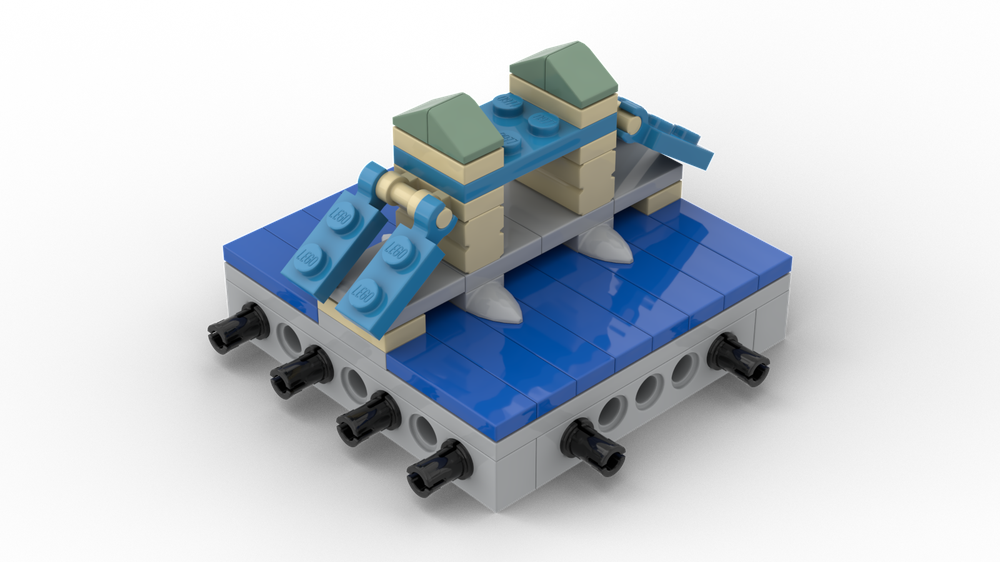 Lego Moc Tower Bridge Nano Modular World By 2in1 Rebrickable