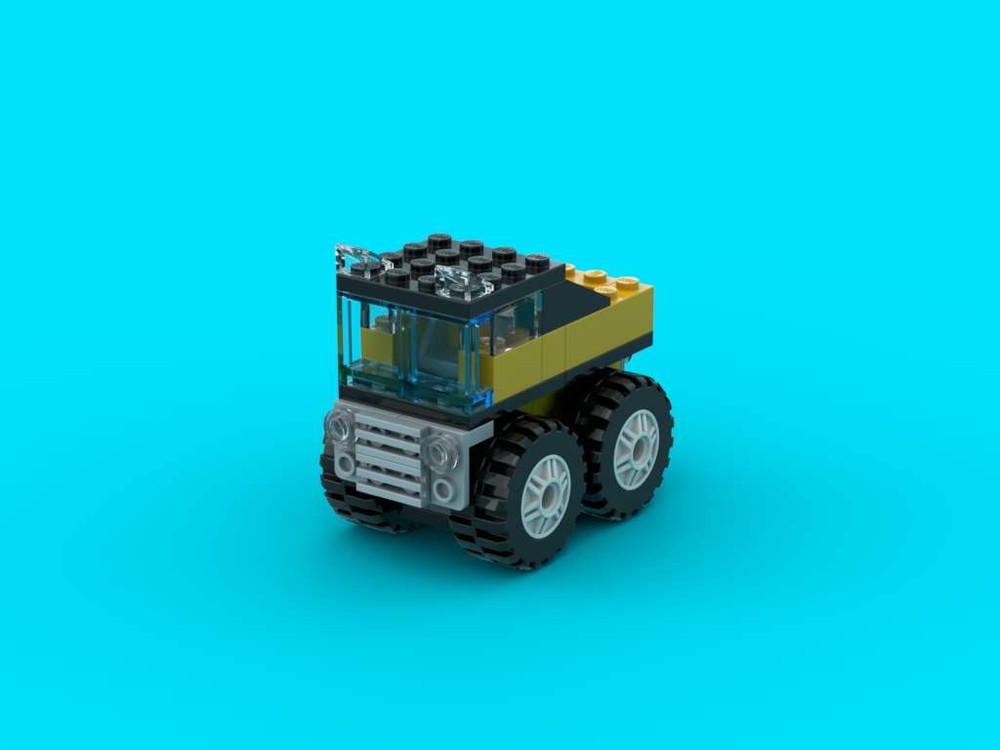 Lego Moc Dump Truck By Flaaim Rebrickable Build With Lego