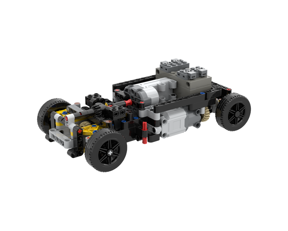 LEGO MOC Drift chassis Part-time AWD by Reuga | Rebrickable - Build ...