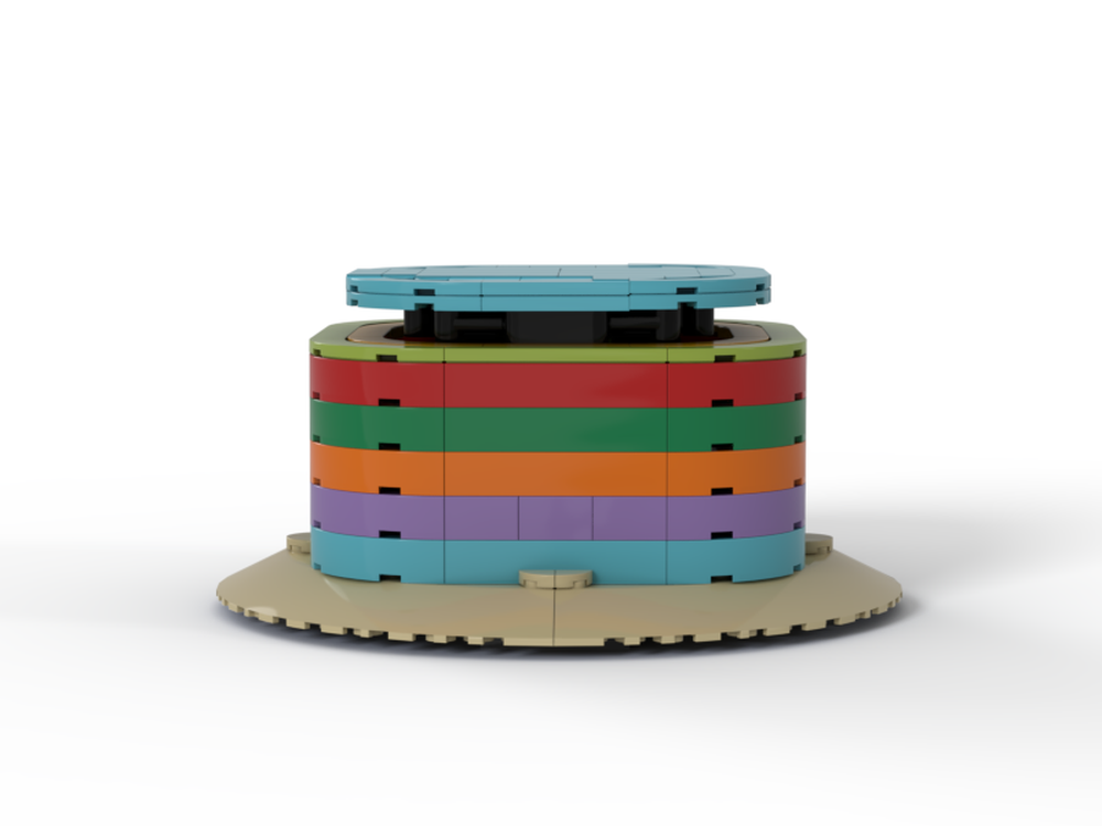 LEGO MOC Display Stand with a Turntable by namowen | Rebrickable ...