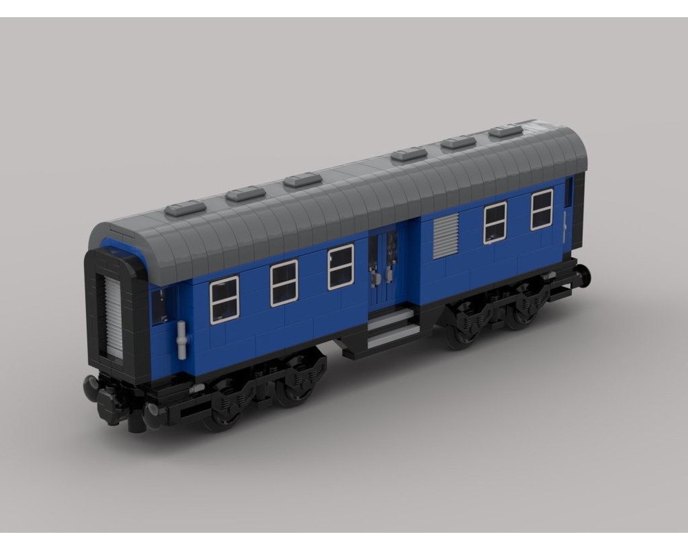LEGO MOC Construction train passenger car from the german federal ...