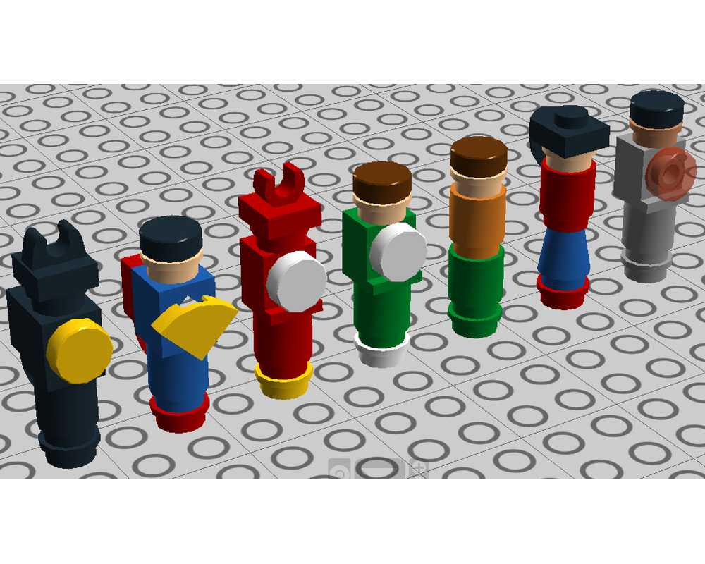 LEGO MOC Microfigures - DC Heroes by HATNAN | Rebrickable - Build with LEGO