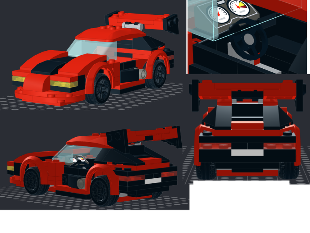 LEGO MOC race car by oneofthespinningwheels | Rebrickable - Build with LEGO