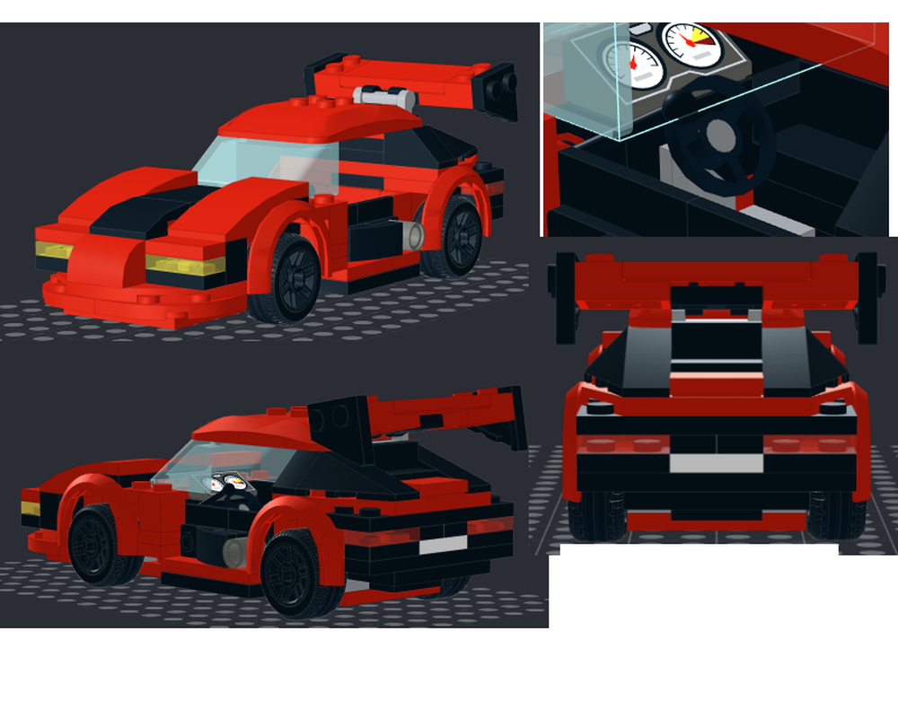 LEGO MOC race car by oneofthespinningwheels | Rebrickable - Build with LEGO