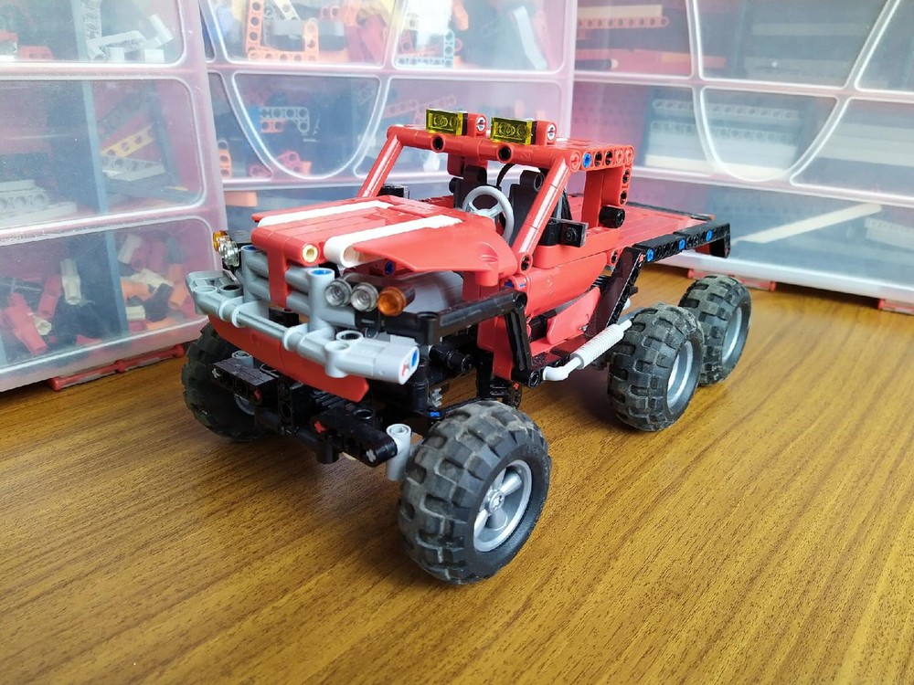 Lego Moc 6x6 Offroad Truck By Xfeelgoodx Rebrickable Build With Lego