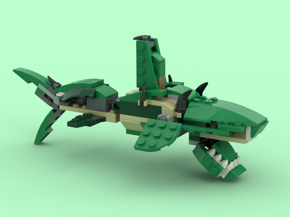 LEGO MOC 31058 Shark Alternate Build by LegoDesigner | Rebrickable ...