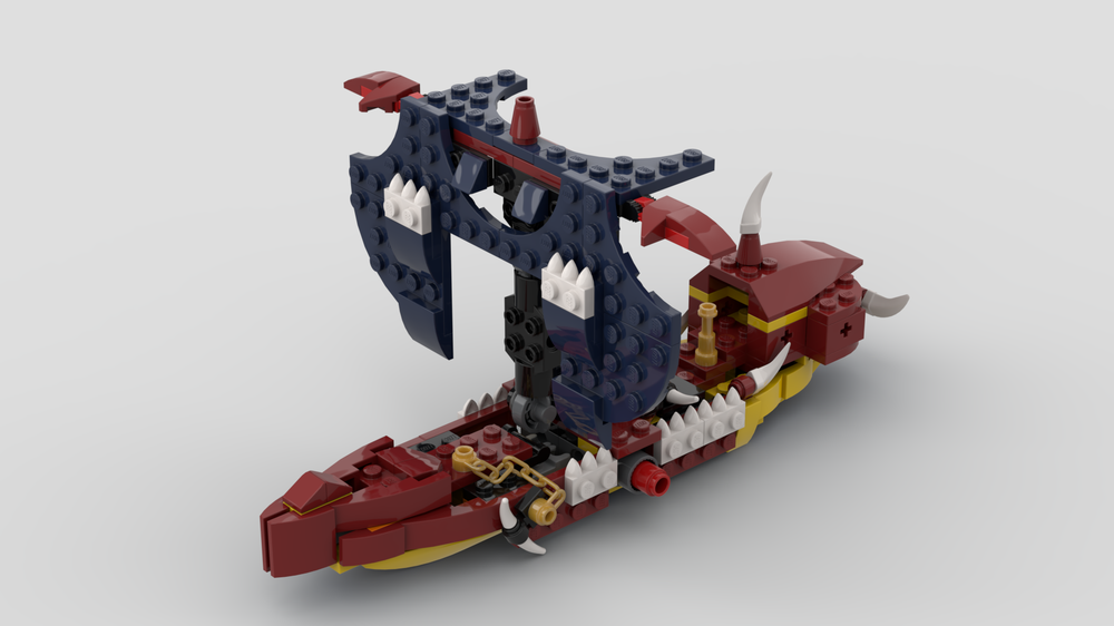 LEGO MOC-73936 Dragonship by dmb | Rebrickable - Build with LEGO