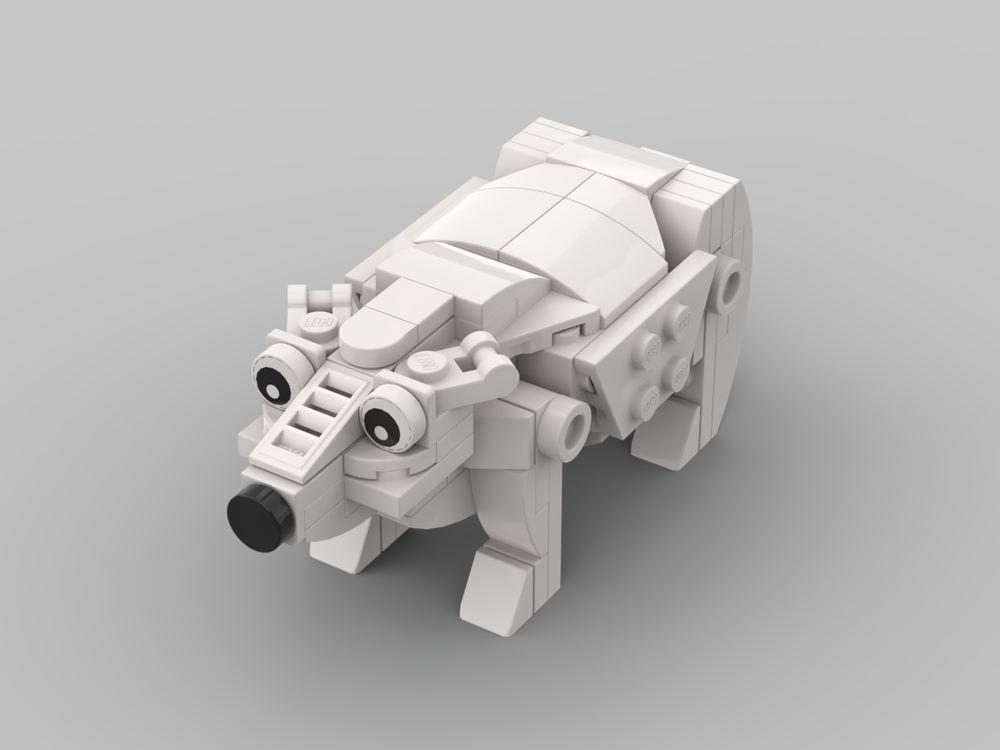 Lego Moc Polar Bear By Lautinus Rebrickable Build With Lego