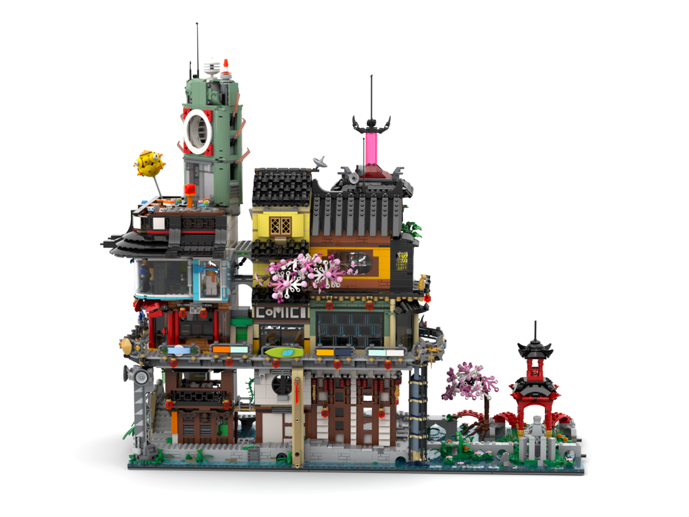 LEGO MOC Ninjago City Expansion 1 by brickgloria | Rebrickable - Build ...