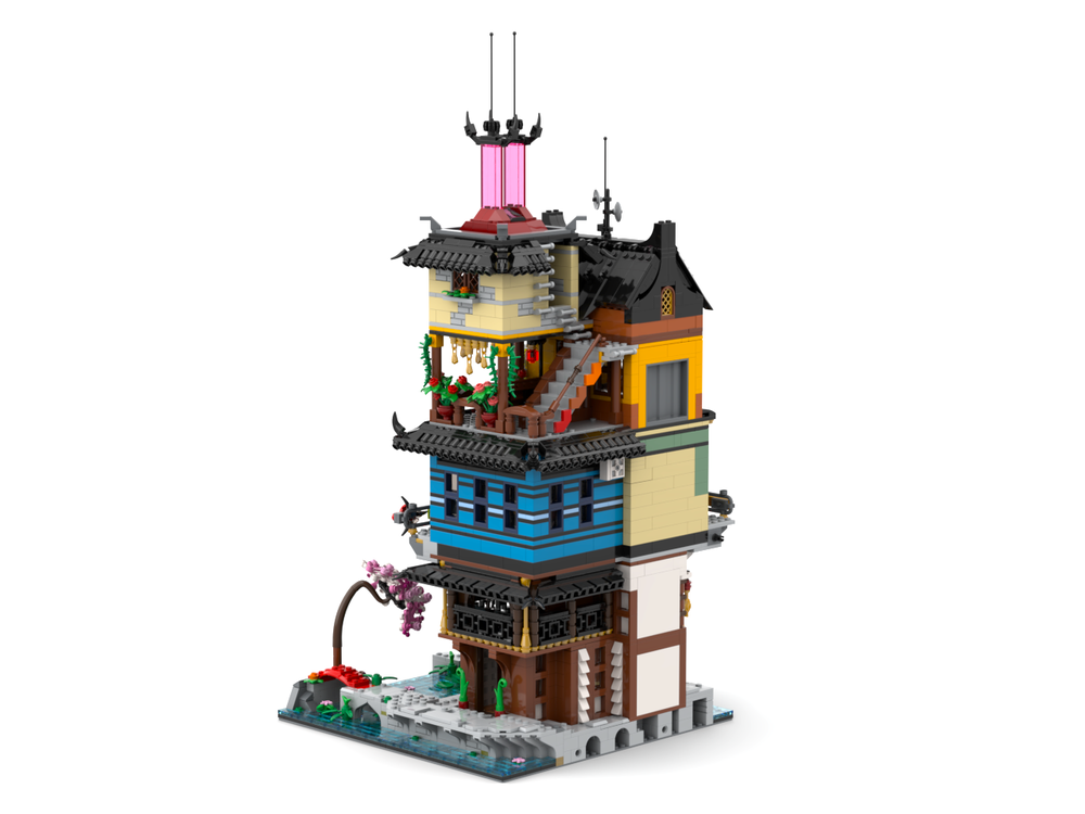 LEGO MOC Ninjago City Expansion 1 by brickgloria | Rebrickable - Build ...