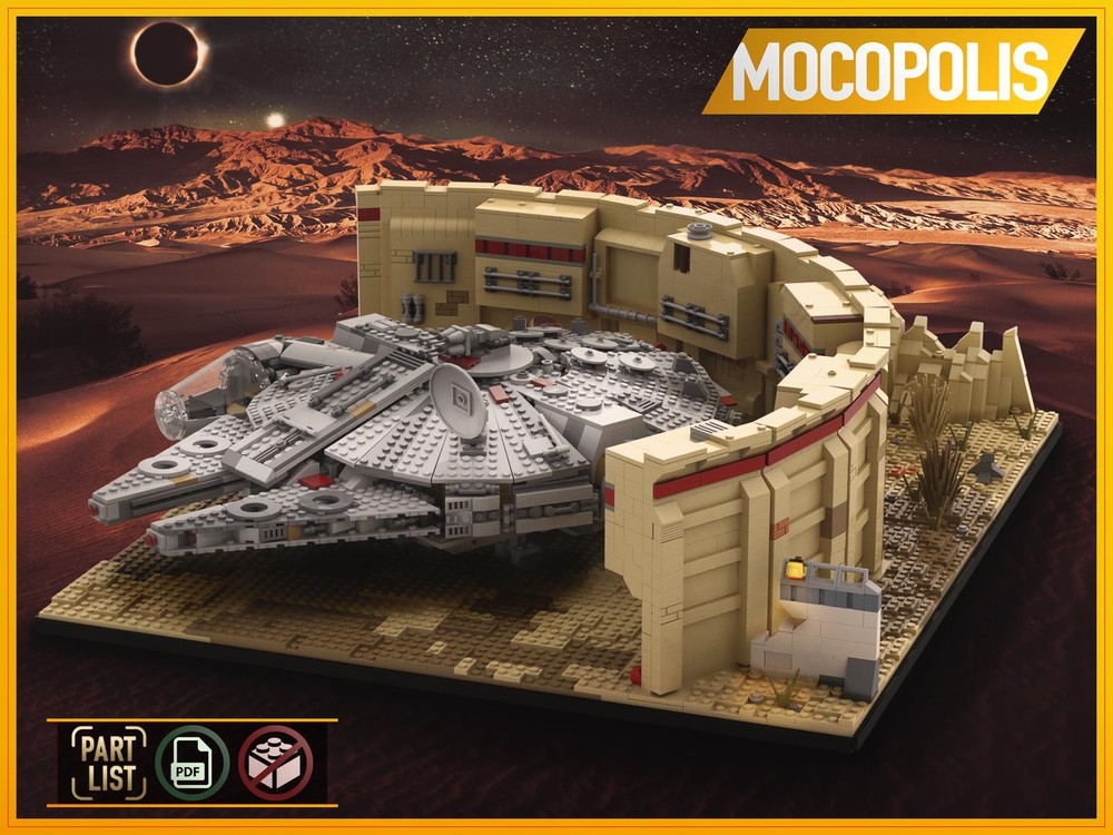 LEGO MOC SW Tatooine At War Falcon Spaceport, pt. 4 by MOCOPOLIS ...