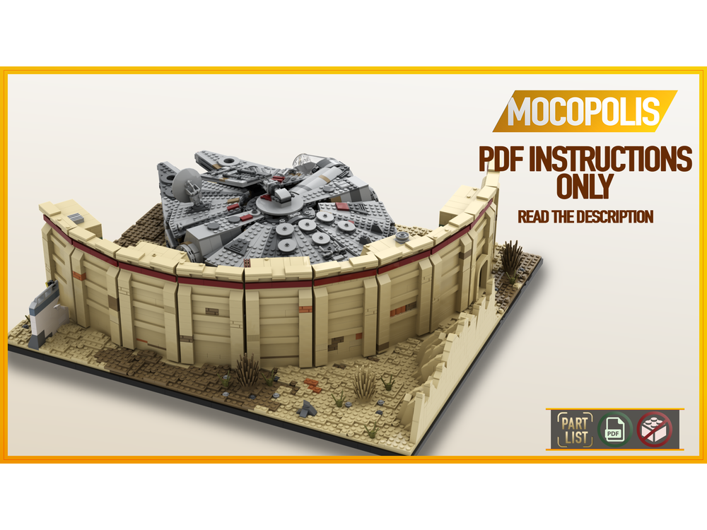LEGO MOC SW Tatooine At War Falcon Spaceport, pt. 4 by MOCOPOLIS ...