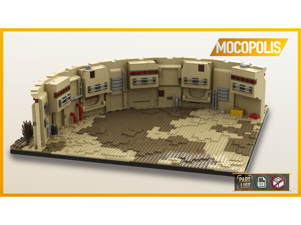 LEGO MOC SW Tatooine At War Falcon Spaceport, pt. 4 by MOCOPOLIS ...