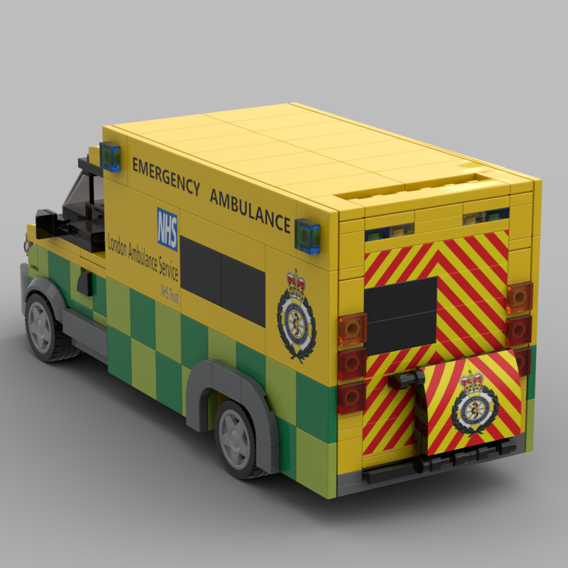 LEGO MOC Ford Transit UK Ambulance by SpeedHunCreations | Rebrickable ...
