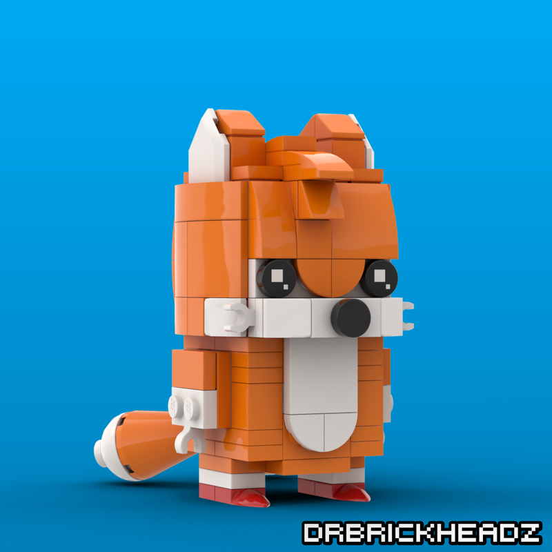 LEGO MOC Miles "Tails" Prower Brickheadz by DrBrickheadz | Rebrickable ...