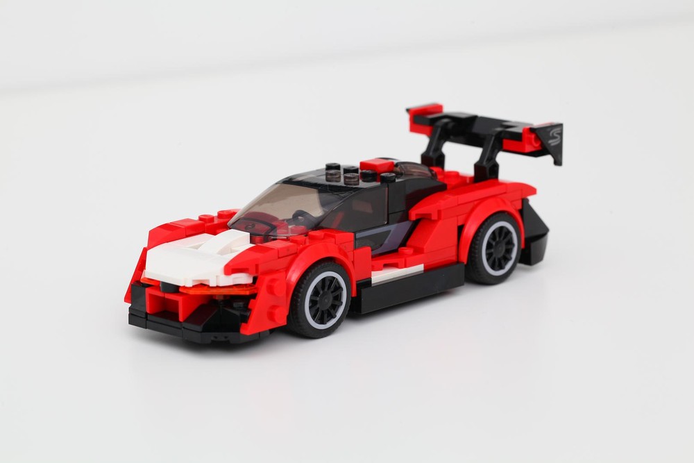 Lego Moc Mclaren Senna Red White Livery Mod By Rabasz Rebrickable