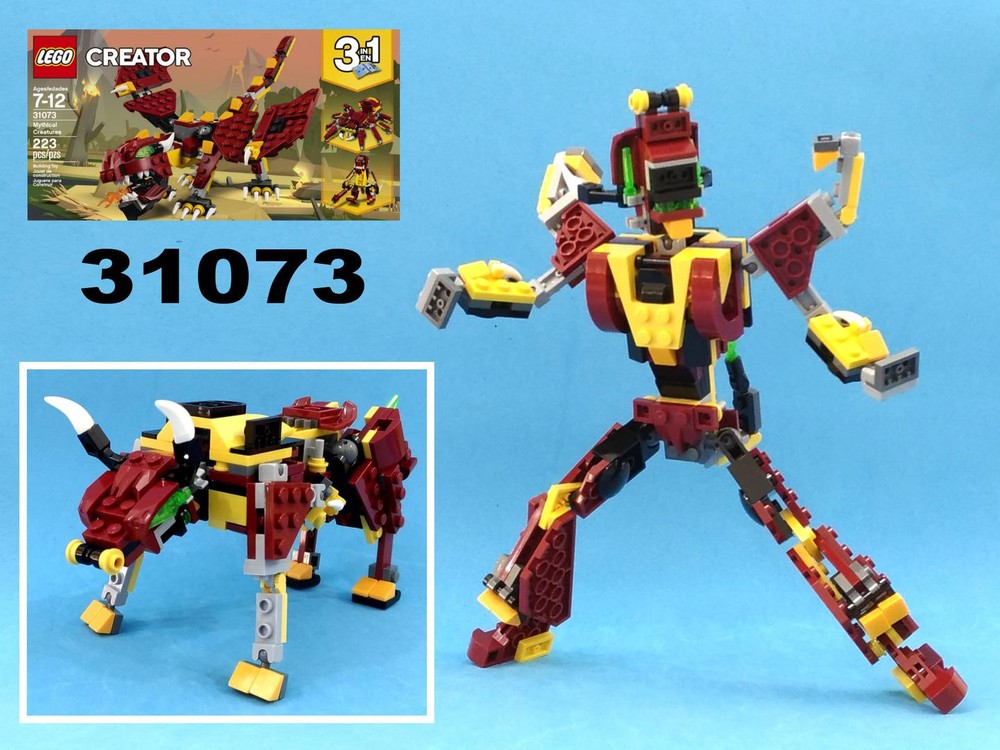 LEGO MOC Transformer Buffalo/Bull from set 31073 by alanyuppie ...