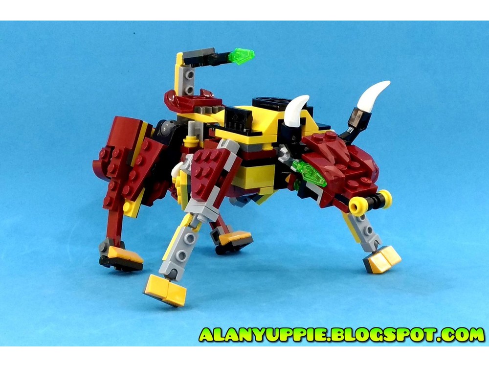 LEGO MOC Transformer Buffalo/Bull from set 31073 by alanyuppie ...