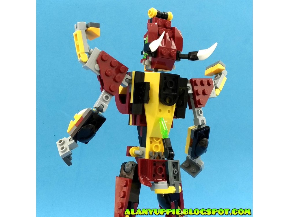 LEGO MOC Transformer Buffalo/Bull from set 31073 by alanyuppie ...