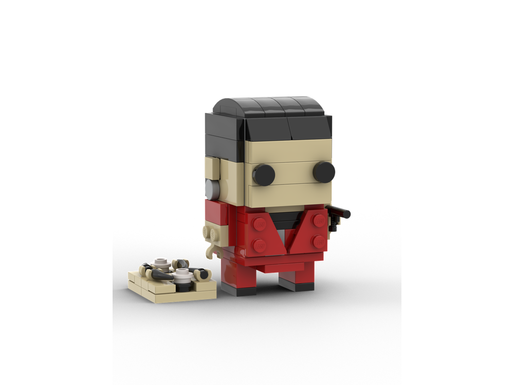 LEGO MOC La casa de papel - Nairobi with Dalí mask - Brickhead by Engi ...