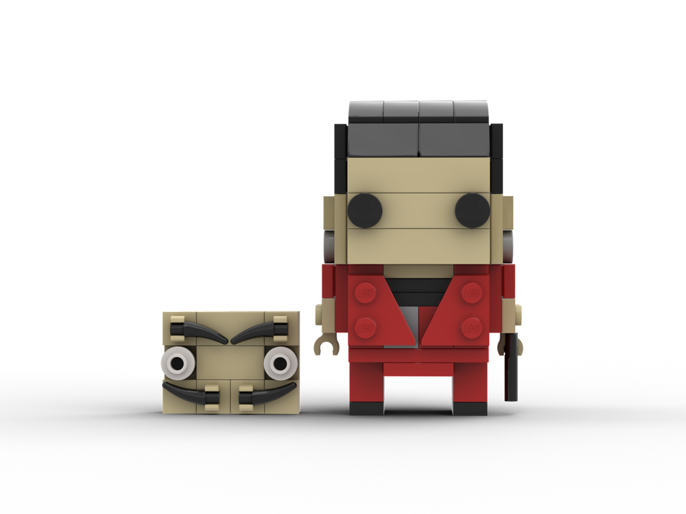 LEGO MOC La casa de papel - Nairobi with Dalí mask - Brickhead by Engi ...