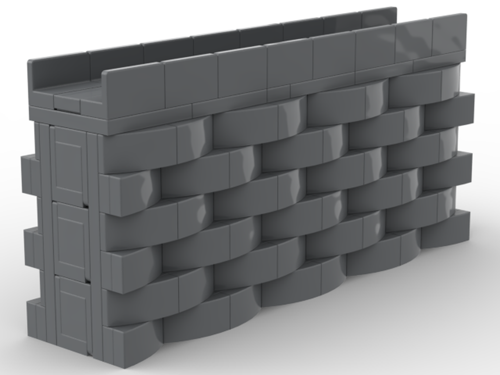 LEGO MOC Castle Wall by Amused_Moose | Rebrickable - Build with LEGO