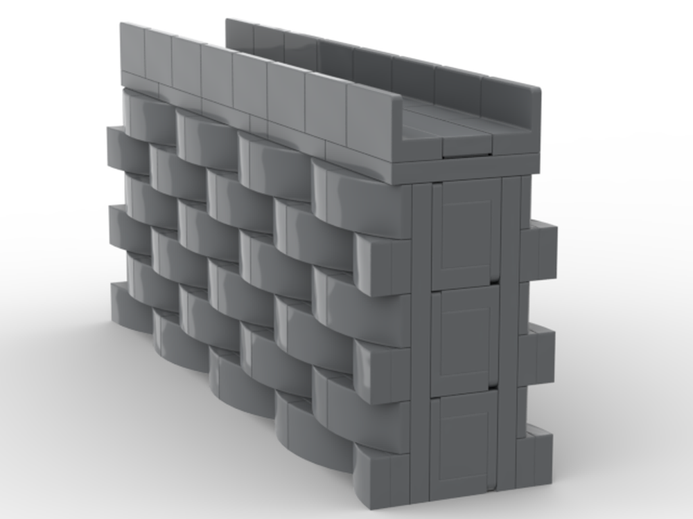 LEGO MOC Castle Wall by Amused_Moose | Rebrickable - Build with LEGO