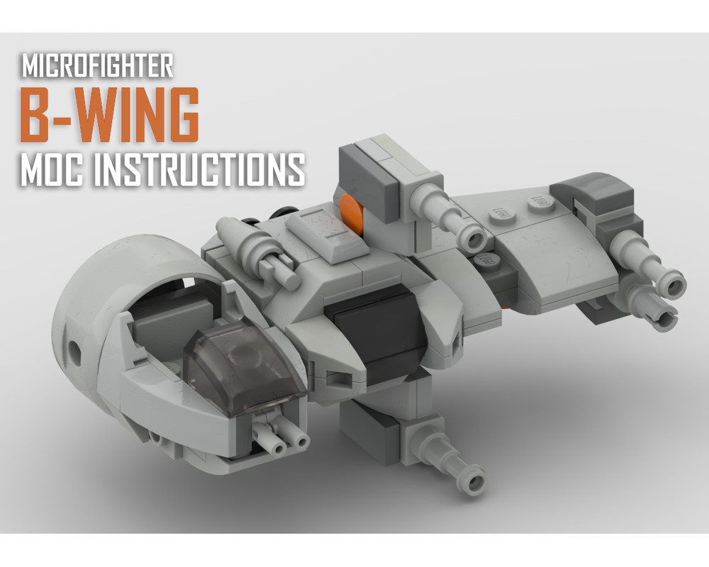 LEGO MOC Microfighter B-Wing by Quarries Workshop | Rebrickable - Build ...