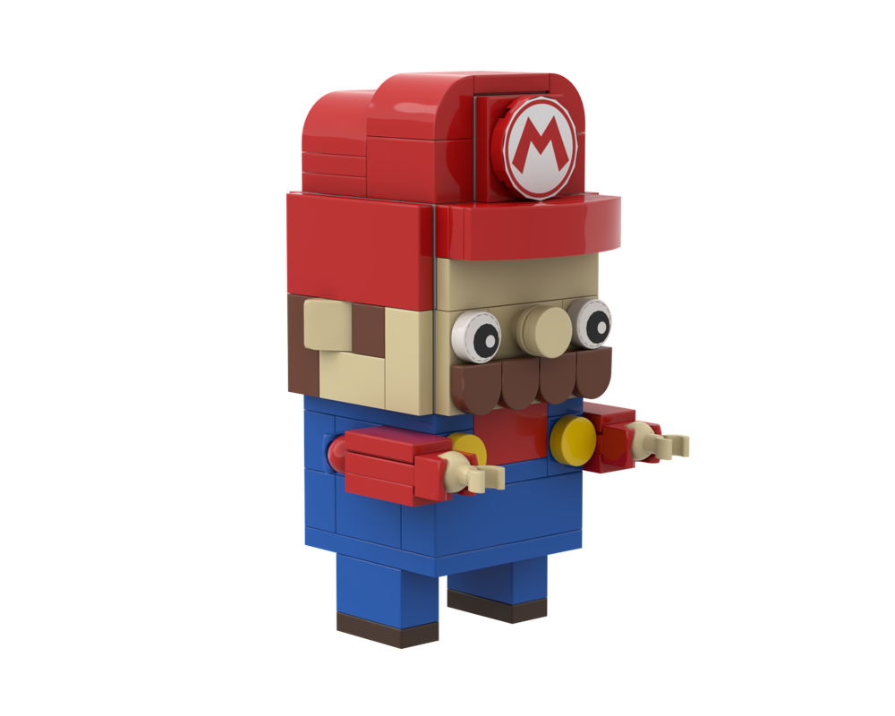 LEGO MOC Brickheadz Mario by bobby_03 | Rebrickable - Build with LEGO