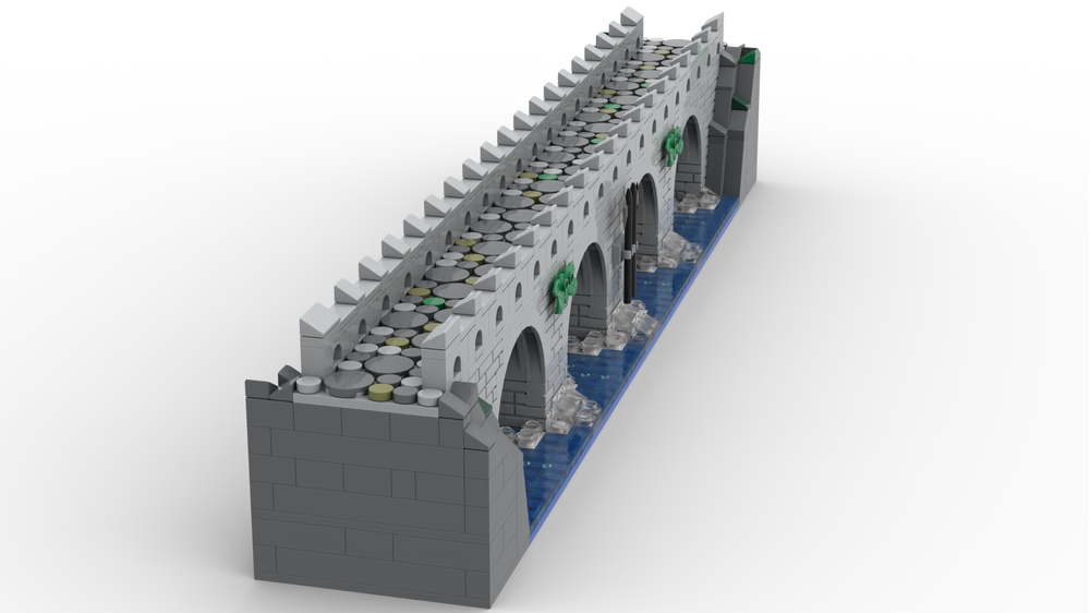 LEGO MOC Medieval Bridge by legoalfactotum | Rebrickable - Build with LEGO