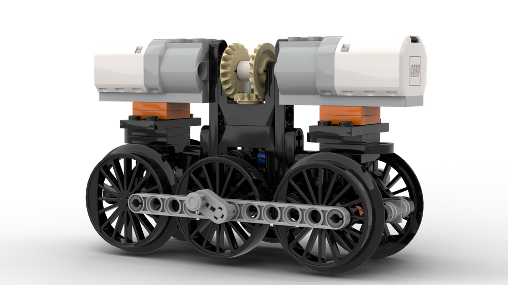 LEGO MOC Twin Drive Motor Propulsion System by K7A4 | Rebrickable ...