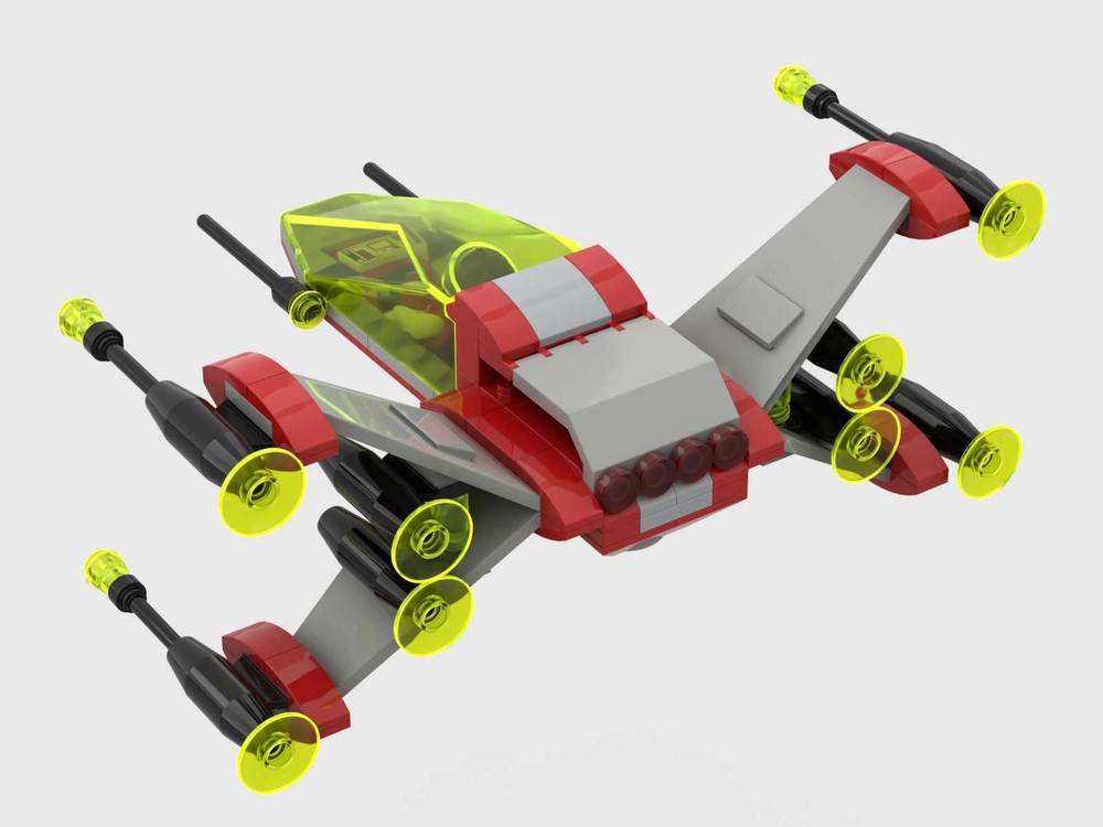 LEGO MOC M:Tron - X-Fighter by silenfu | Rebrickable - Build with LEGO