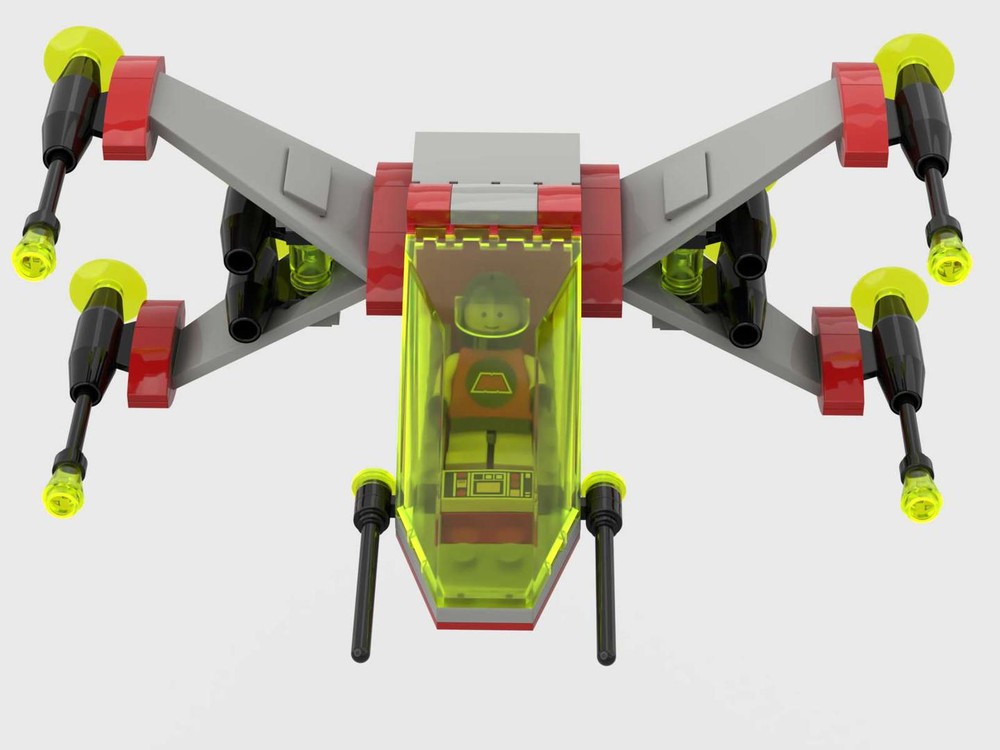 LEGO MOC M:Tron - X-Fighter by silenfu | Rebrickable - Build with LEGO