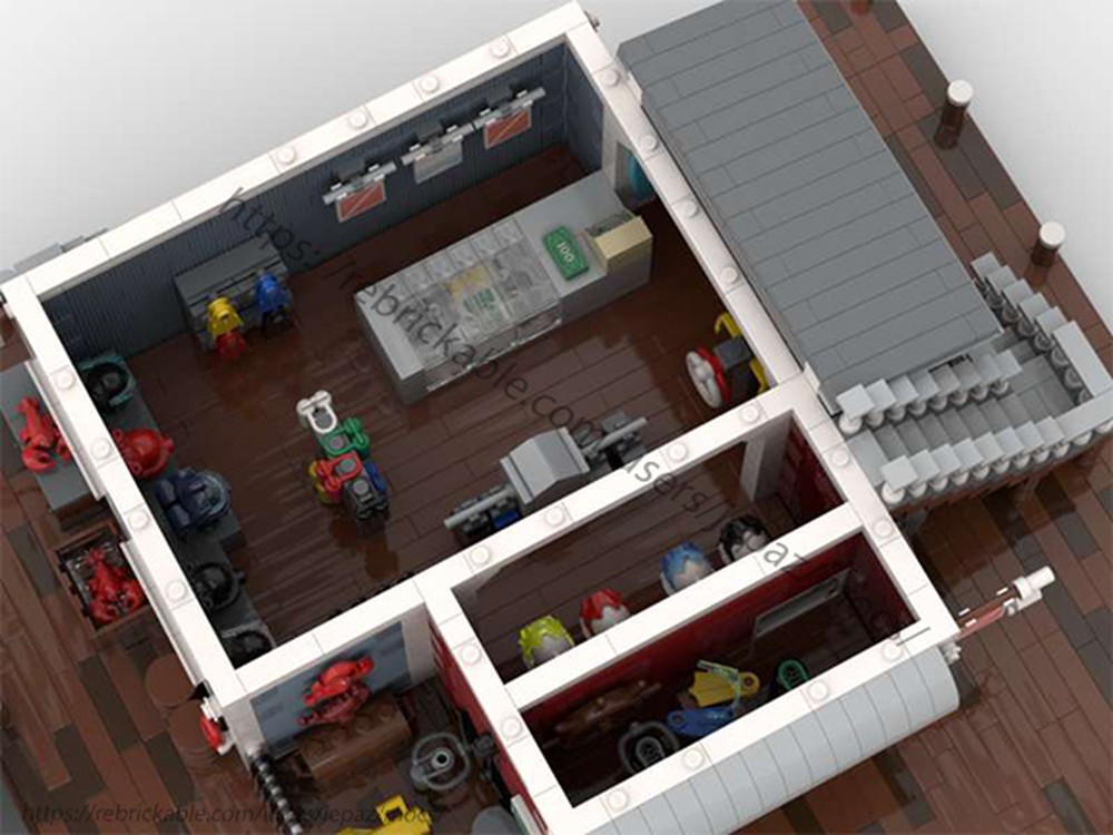 LEGO MOC Charter and Dive Shop by jepaz | Rebrickable - Build with LEGO