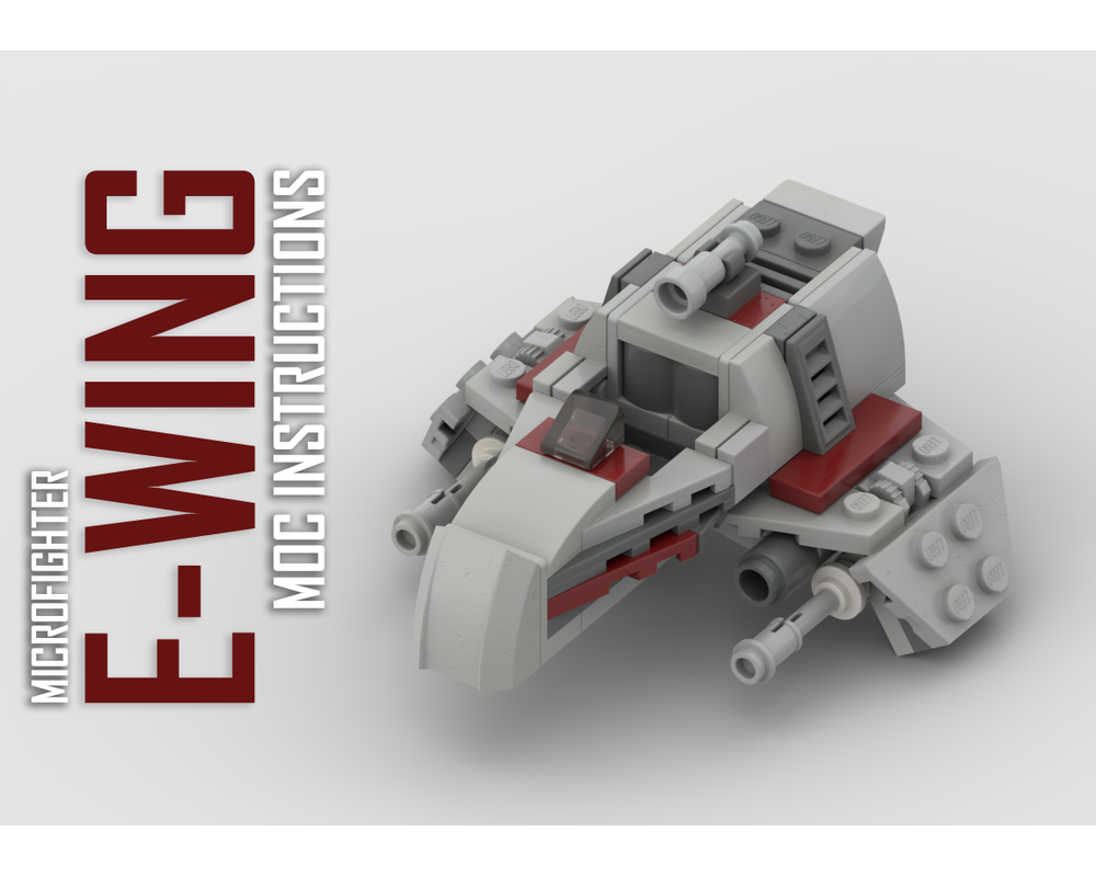 LEGO MOC Microfighter E-Wing by Quarries Workshop | Rebrickable - Build ...