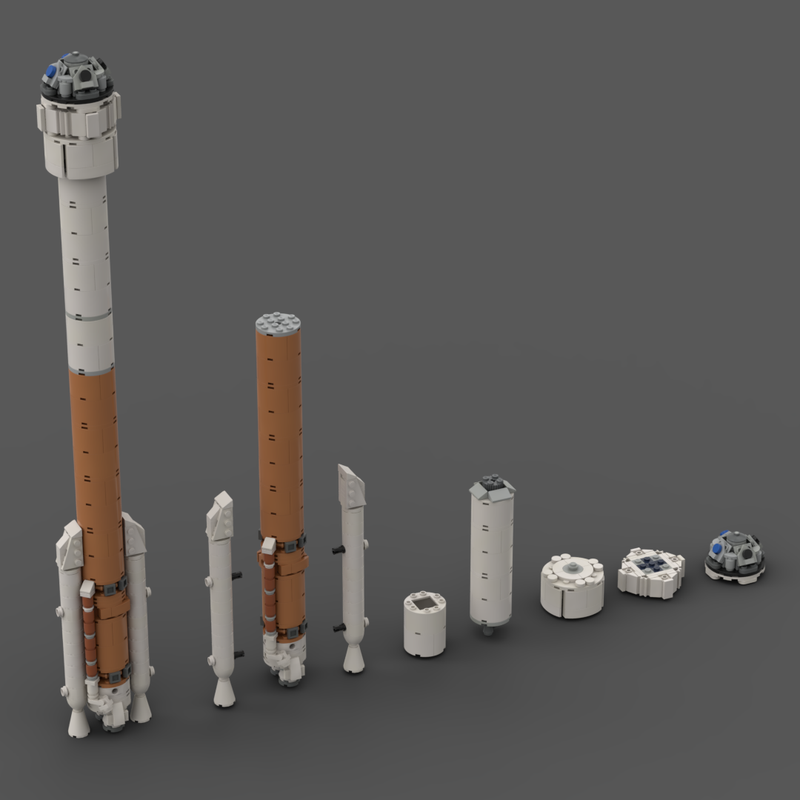 LEGO MOC Atlas V N22 w/ Starliner [1:110] by phreaddee | Rebrickable ...