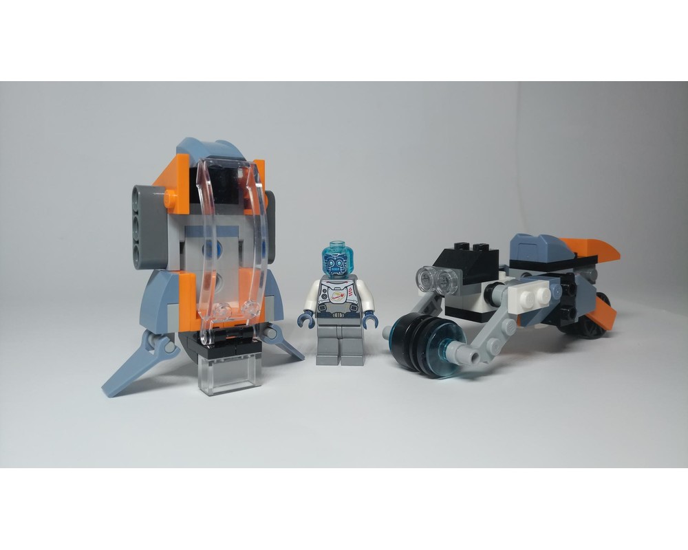 LEGO MOC Cyber Hover Pod and Cyber Speedster Bike Mod by Dafeld ...