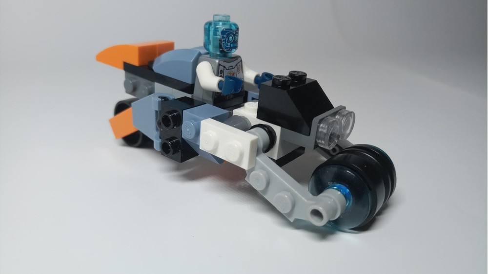 LEGO MOC-74218 Cyber Hover Pod and Cyber Speedster Bike Mod by Dafeld ...