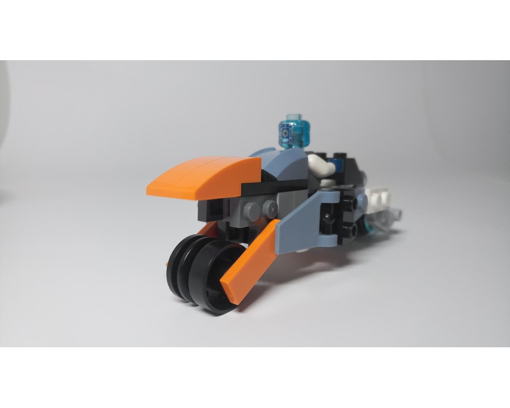 LEGO MOC Cyber Hover Pod and Cyber Speedster Bike Mod by Dafeld ...