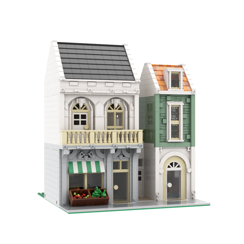 LEGO MOC Grocery Store and Ice Cream Shop Modular Buildings by MOC ...