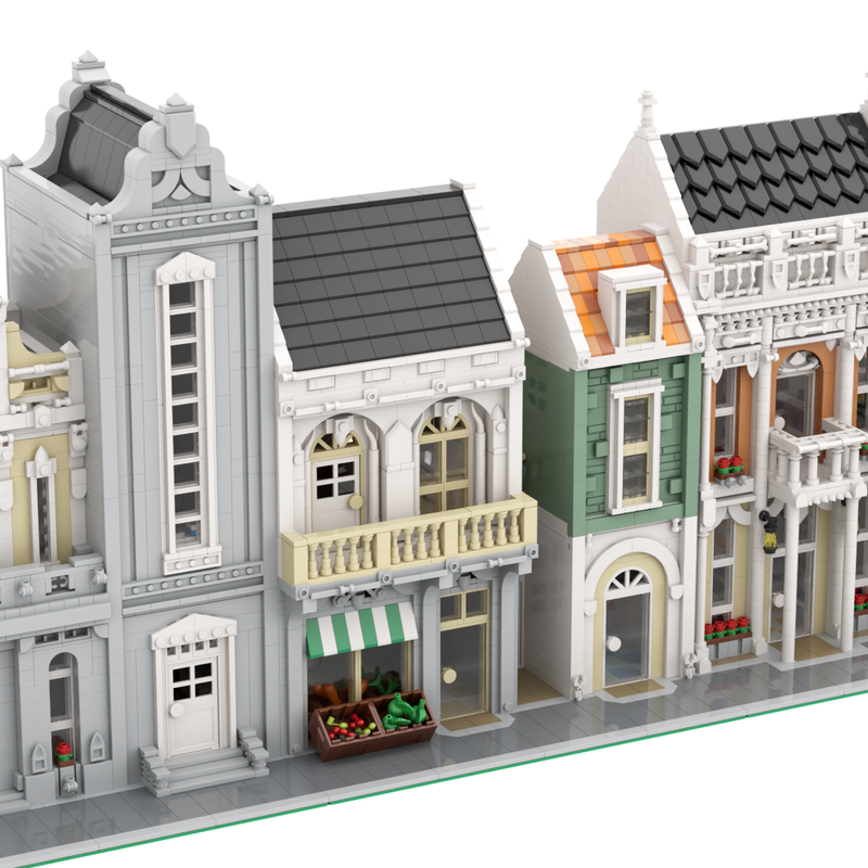 LEGO MOC Grocery Store and Ice Cream Shop Modular Buildings by MOC ...