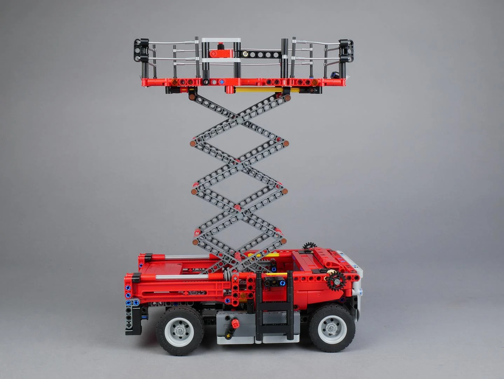LEGO MOC-74240 42098 Working platform/Scissor lift, Hebebühne by ...